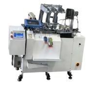 China Automatic Three-Tag Stringing Machine / Automatic Tag Threading Machine Designed to Minimize Thread Breakage and Machine Downtime for Continuous Production Flow for sale