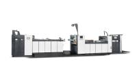 China Automatic Pre-coated Film Laminating Machine Electromagnetic Oil Heating Hot Knife Cutting System High Speed Production for sale