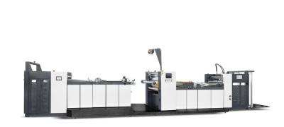 China Automatic Pre-coated Film Laminating Machine Electromagnetic Oil Heating Hot Knife Cutting System High Speed Production for sale