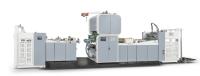 China High Speed Film Lamination Machine Electromagnetic Oil Combined Heating Multi-knife Cutting System Automatic Feeding for sale