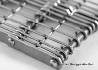 China Heavy Duty Flat Flex Conveyor Belt Eye Shape Heat Resistant For Cooling for sale