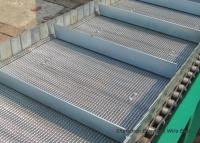 China Transfer Plate Link Belt Metal Conveyor Belts Argon Welding High Hardness for sale