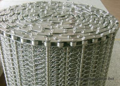 China SUS304 Spiral Woven Stainless Steel Wire Belt Argon Welding ISO9001 For Baking for sale