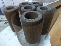China Safety Chain Link Flat Wire Belt Plain Weave For Curing Furnace ISO9001 for sale