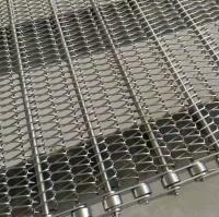 China Dehydration Chain Mesh Conveyor Belt Heat Resistant For Transport Customized Width for sale