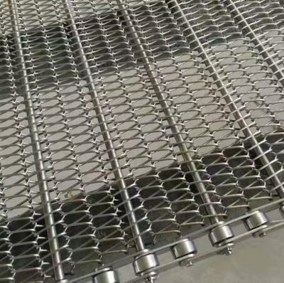 China Dehydration Chain Mesh Conveyor Belt Heat Resistant For Transport Customized Width for sale