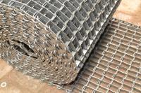 China Square Shape Flexible Conveyor Belt Woven Sheet Galvanized Welded Wire Mesh for sale