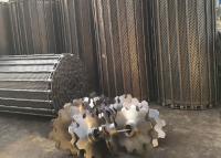China Honeycomb High Temp Conveyor Belt With Baffle , Strong Tension Balanced Weave Belt for sale