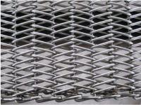 China Flexible Cold Resistant Conveyor Belt Curved SS Mesh With Smooth Surface for sale
