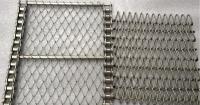 China Stainless Steel Mesh Food Conveyor Belt Spiral Mesh For Bread Custom Made for sale