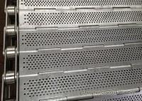 China Smooth Surface Food Conveyor Belt , High Strength Plate Link Belt With Roller Chain for sale