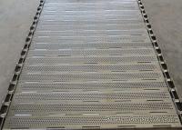 China Perforated Plate Conveyor Belt High Density Product Transformation Anti Corrosion for sale