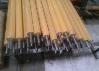 China Rubber Coating Active High Speed Conveyor Rollers For Production Line Machine for sale