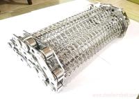 China Chain Edge Stainless Steel Wire Mesh Conveyor Belt 20-100m Length Anti Acid for sale