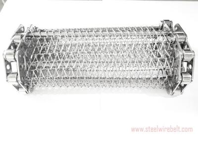 China Galvanized Stainless Steel Conveyor Belt , Flat Wire Belt Argon Welding for sale