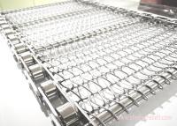 China Chain Edge Stainless Steel Wire Mesh Conveyor Belt 20-100m Length Anti Acid for sale