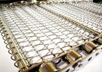 China Chain Edge Stainless Steel Wire Mesh Conveyor Belt 20-100m Length Anti Acid for sale