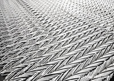 China Compound Balance Weave Conveyor Belt Wire Mesh Argon Welding Steel Material for sale