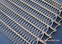 China Wire Mesh SS Belt Conveyors Oxidation Proof , Stainless Steel Conveyor Chain Belt Spiral Type for sale