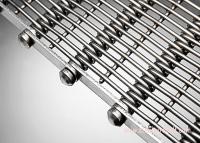 China Heavy Duty Flex Wire Mesh Conveyor Belt Eye Shape Heat Resistant For Cooling for sale