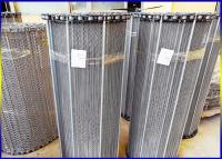 China Food Grade Stainless Steel Conveyor Belt Argon Welding Strong Corrosion Resistance for sale