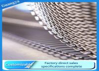 China Flex Wire SS316 25mm Pitch Pizza Oven Mesh Conveyor Belt for sale