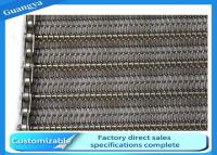 China 25mm Pitch 316L Stainless Steel Weave Belt ISO9001 For Food for sale