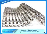 China 25.40mm Pitch JIS SUS304 Eye Link Conveyor Belt For Food Freezing for sale
