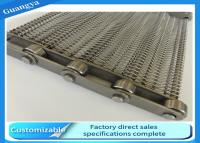 China Chain Drive Heat Treatment SS304 12mm Rod Wire Conveyor Belt for sale