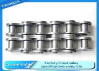 China SUS304 Triplex Row Roller Chain Conveyor Alkali Resisting for sale