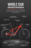 China KOOTU Carbon Mountain Bike T800 Frame Shimano ALTUS M2000 27 Speed for sale