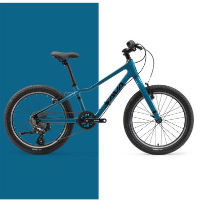 China SAVA 40 Inch Kids Carbon Fiber Bike Blue V Brake 8 Speed Children Bicycle for sale