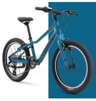 China SAVA 40 Inch Kids Carbon Fiber Bike Blue V Brake 8 Speed Children Bicycle for sale