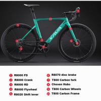 China SAVA 8.4kg Full Carbon Road Bike T800 Frame 700C Wheels 22 Speed Hydraulic Disc Brake for sale