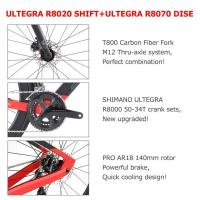 China SAVA 8.4kg Full Carbon Road Bike T800 Frame 700C Wheels 22 Speed Hydraulic Disc Brake for sale