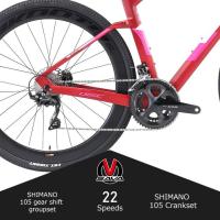 China SAVA R11 Gravel Road Bike 700c 22 Speed Carbon Frame Hydraulic Disc Brake for sale