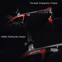 China SAVA Z2 Carbon Fiber Folding Bike 16 Inch Wheel 9 Speed TORAY T800 9.3kg for sale