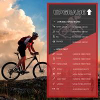 China SAVA DECK 8.2 Carbon Fiber Mountain Bike 29 Inch Shimano DEORE XT 24 Speed for sale