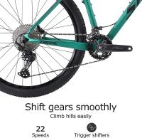 China SAVADECK DECK5.0 Carbon Hardtail Mountain Bike 22 Speed Shimano M5100 27.5 Tires for sale