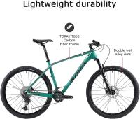 China SAVADECK DECK5.0 Carbon Hardtail Mountain Bike 22 Speed Shimano M5100 27.5 Tires for sale