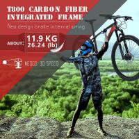 China SAVA Carbon Fiber Mountain Bike 29 Inch 30 Speed SHIMANO DEORE M6000 for sale
