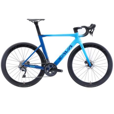 China SAVA Full Carbon Road Bike 18.9 lb T800 Frame SHIMANO ULTEGRA R8000 Disc Brake Hidden Cable for sale