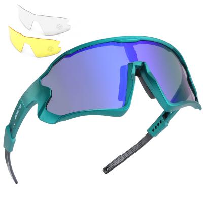 China KOOTU Polarized Cycling Glasses Unisex Polycarbonate Frame 125mm Lens Width for sale