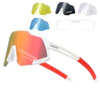 China KOOTU 5 Lens Polarized Road Bike Sunglasses UV400 Protection Cycling Eyewear for sale