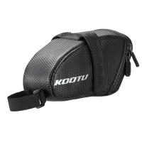 China KOOTU Waterproof Bicycle Saddle Bag 1.5L Seat Post Bag for Road Mountain Bike Black for sale