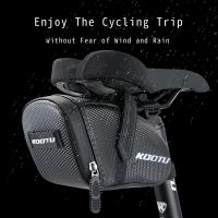 China KOOTU Waterproof Bicycle Saddle Bag 1.5L Seat Post Bag for Road Mountain Bike Black for sale