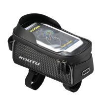 China KOOTU Bicycle Frame Bag 1L Waterproof Phone Touch Screen Bike Bag with Earphone Hole for sale