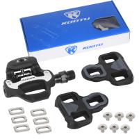 China KOOTU Road Bike Clipless Pedals LOOK KEO Compatible 9/16 inch Aluminum Alloy 356g for sale