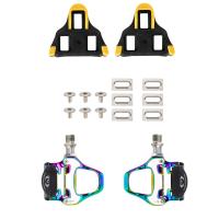China KOOTU Colorful Clipless Pedals Road Bike Pedals SPD Lock Pedals for sale