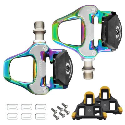 China KOOTU Colorful Clipless Pedals Road Bike Pedals SPD Lock Pedals for sale